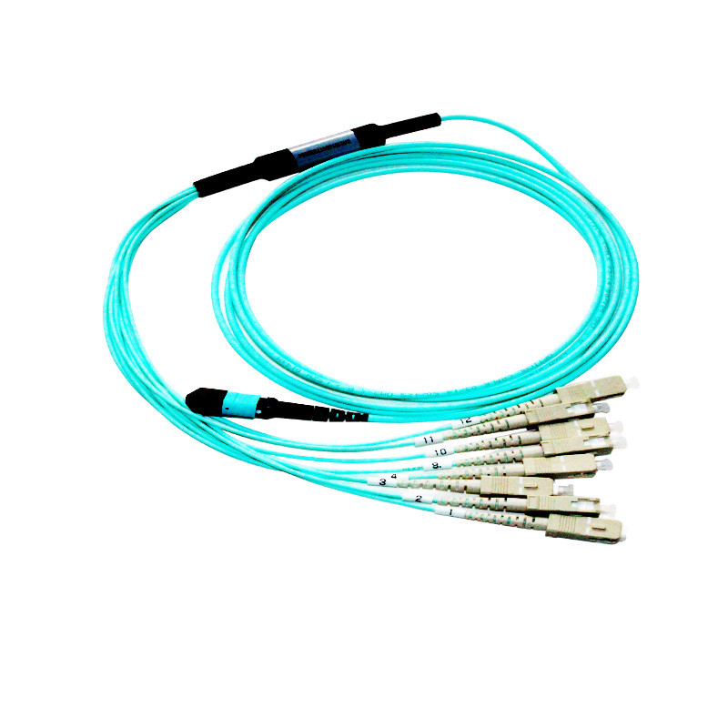 40G 100G 네트워크 응용을 위한 OM3 MPO 장비 케이블